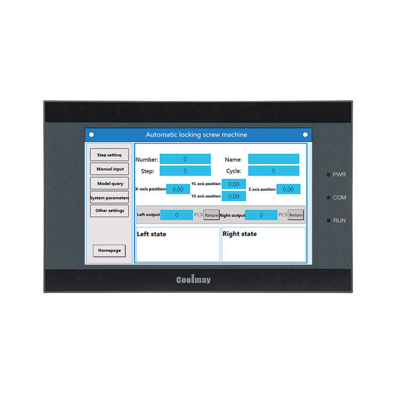 4AD 2DA HMI PLC All In One 64MB QM3G Series Industrial Machine ...