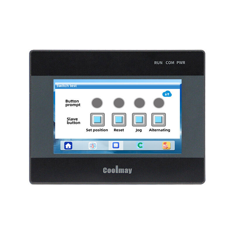RS232 Port 4AD 2DA PLC HMI All In One with 12DI/12DO Transistor Relay ...