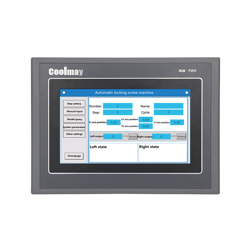 Coolmay 226*163*35.6mm HMI PLC all in one 7 Inch Touch Panel DC24V ...