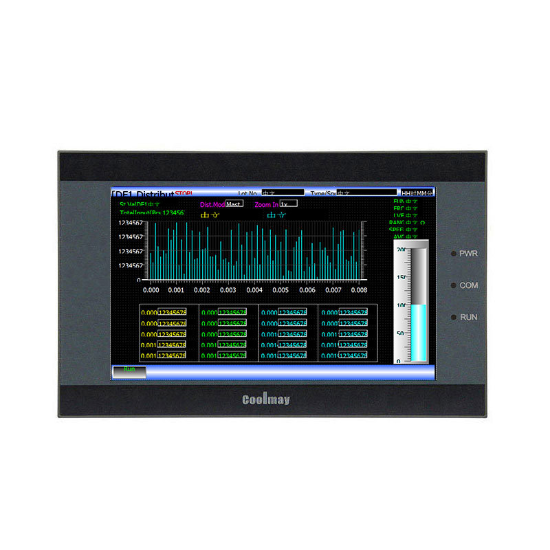 Coolmay 5 Inch HMI PLC All In One Integrated Digital I/O Analog RS232 ...